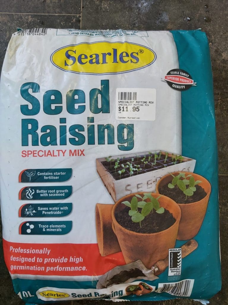 Seed raising mix 10L | Camden Nurseries